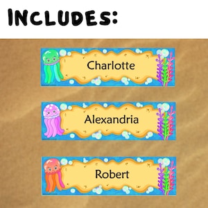 Ocean Classroom Decor Bundle, Under the Sea Classroom Theme, Printable ...