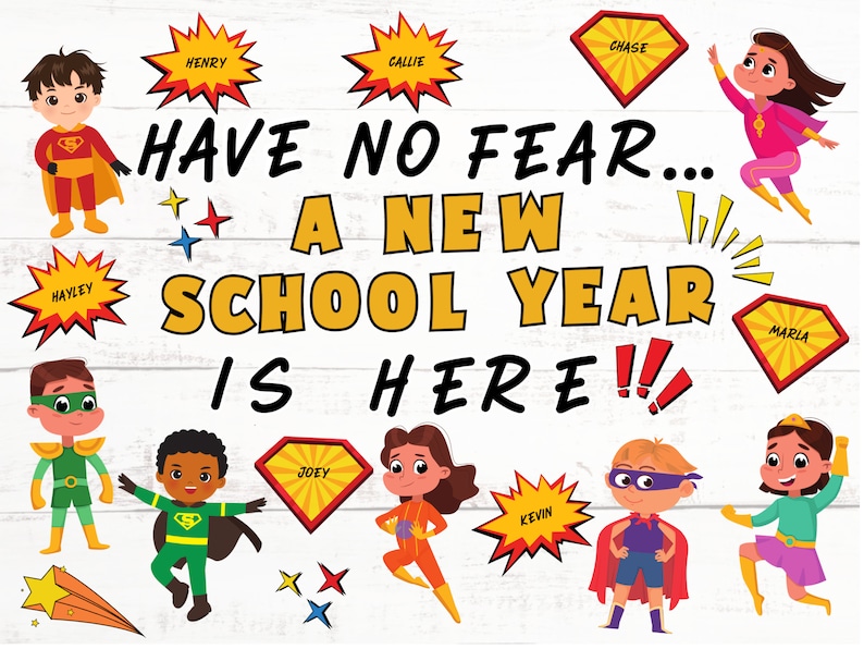 Superhero Classroom Decor, Superhero Theme, Superhero Bulletin Board ...