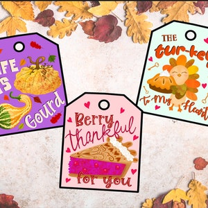 Thanksgiving Gift Tags Printable, Thanksgiving Leftover Labels ...