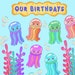 Jellyfish Birthday Display, Printable Classroom Birthday Chart, Under ...