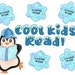 Reading Bulletin Board Kit, Cool Kids Read Printable, Winter Bulletin ...