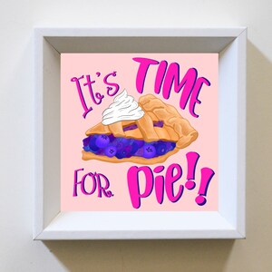Pie Download, Dessert Art Print, Printable Thanksgiving Wall Art, Pie ...