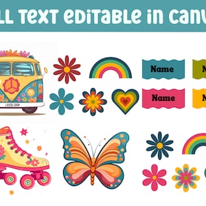 Retro Classroom Theme, Classroom Bulletin Board Decor, Back to School ...