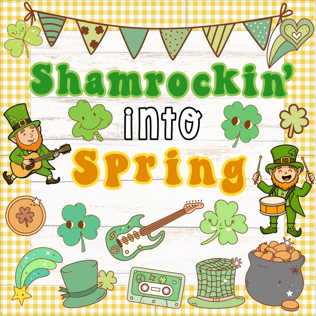 St. Patrick's Day Bulletin Board, March Bulletin Board, St. Patrick's ...