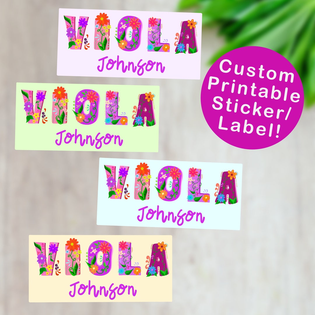 Printable Name Tags, Printable Name Label, Printable Custom Name ...