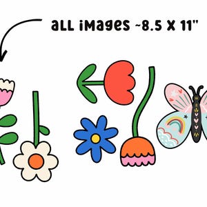 Spring Bulletin Board Kit, Flower Classroom Decorations, Spring ...