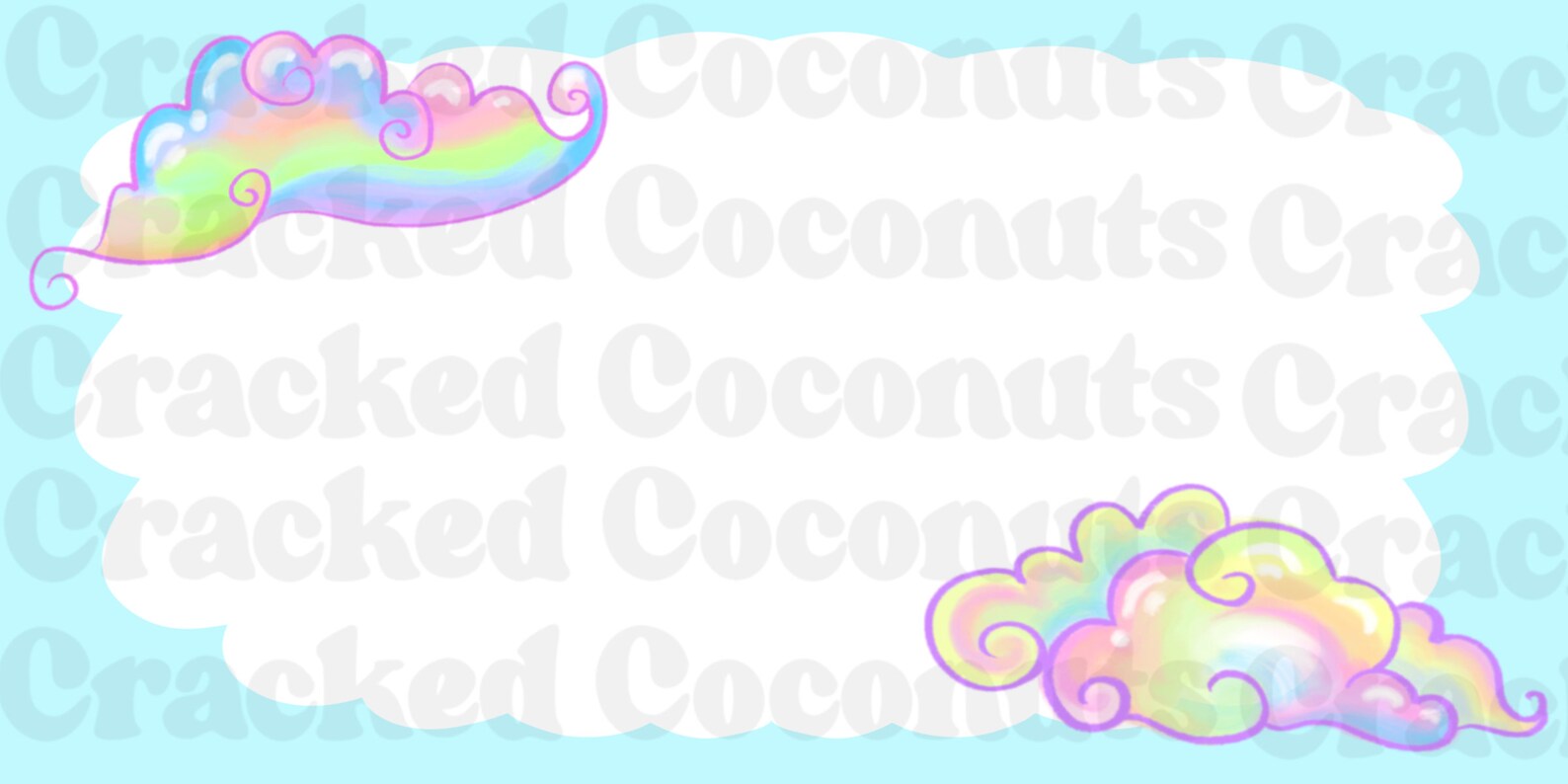 Pastel Clouds Editable Labels Rainbow Clouds Name Tags - Etsy