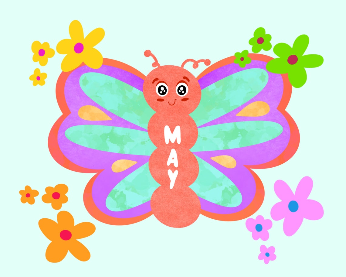 Butterfly Birthday Display, Printable Classroom Birthday Chart ...