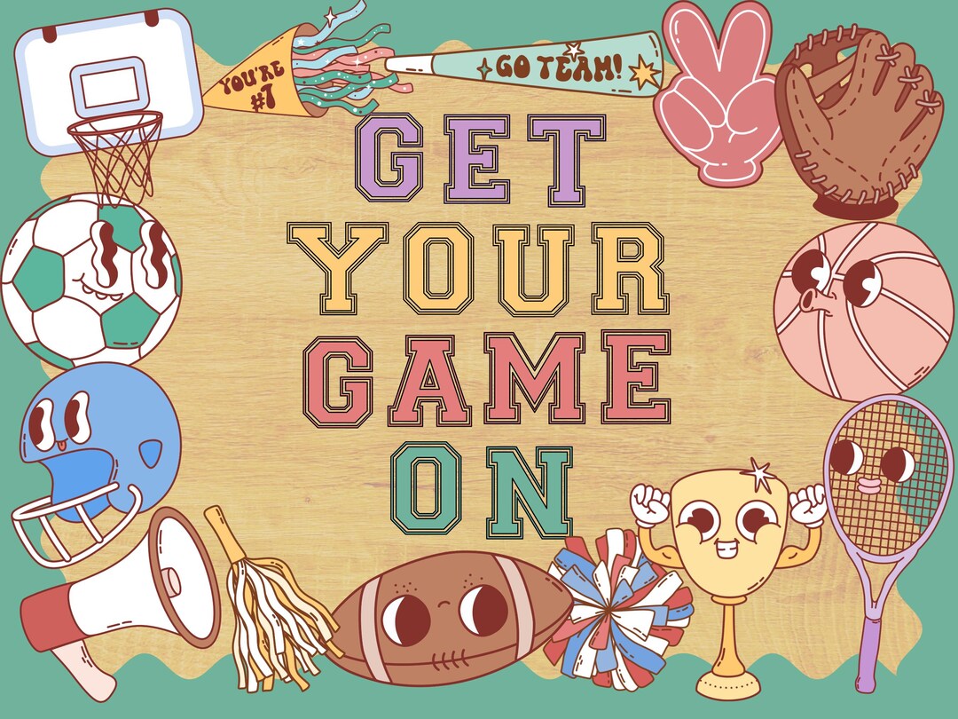 Sports Bulletin Board, Gym Class Bulletin Board, School Gym Bulletin ...