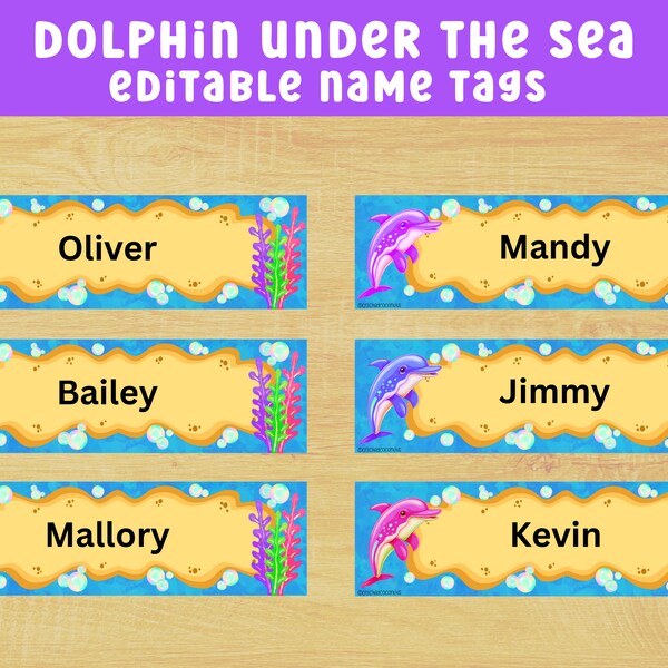 Dolphin Classroom Decor - Etsy