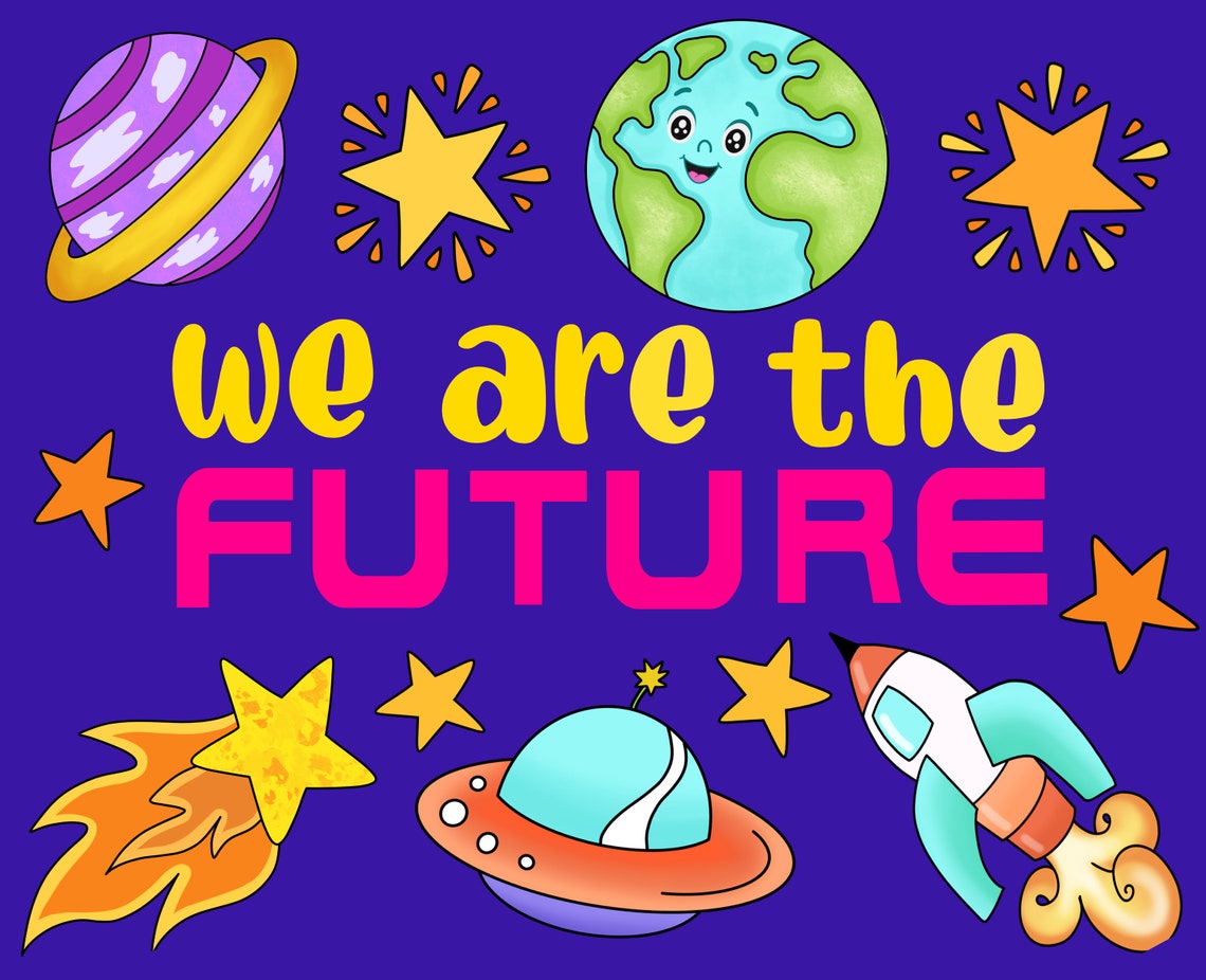 Outer Space Classroom Decor Futuristic Decor Space Bulletin - Etsy