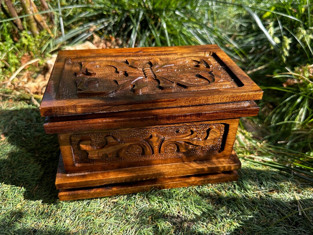Magic Secret Wood Box - Etsy