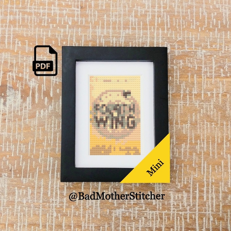 Mini Fourth Wing Book Cover Cross Stitch Pattern PDF - Etsy