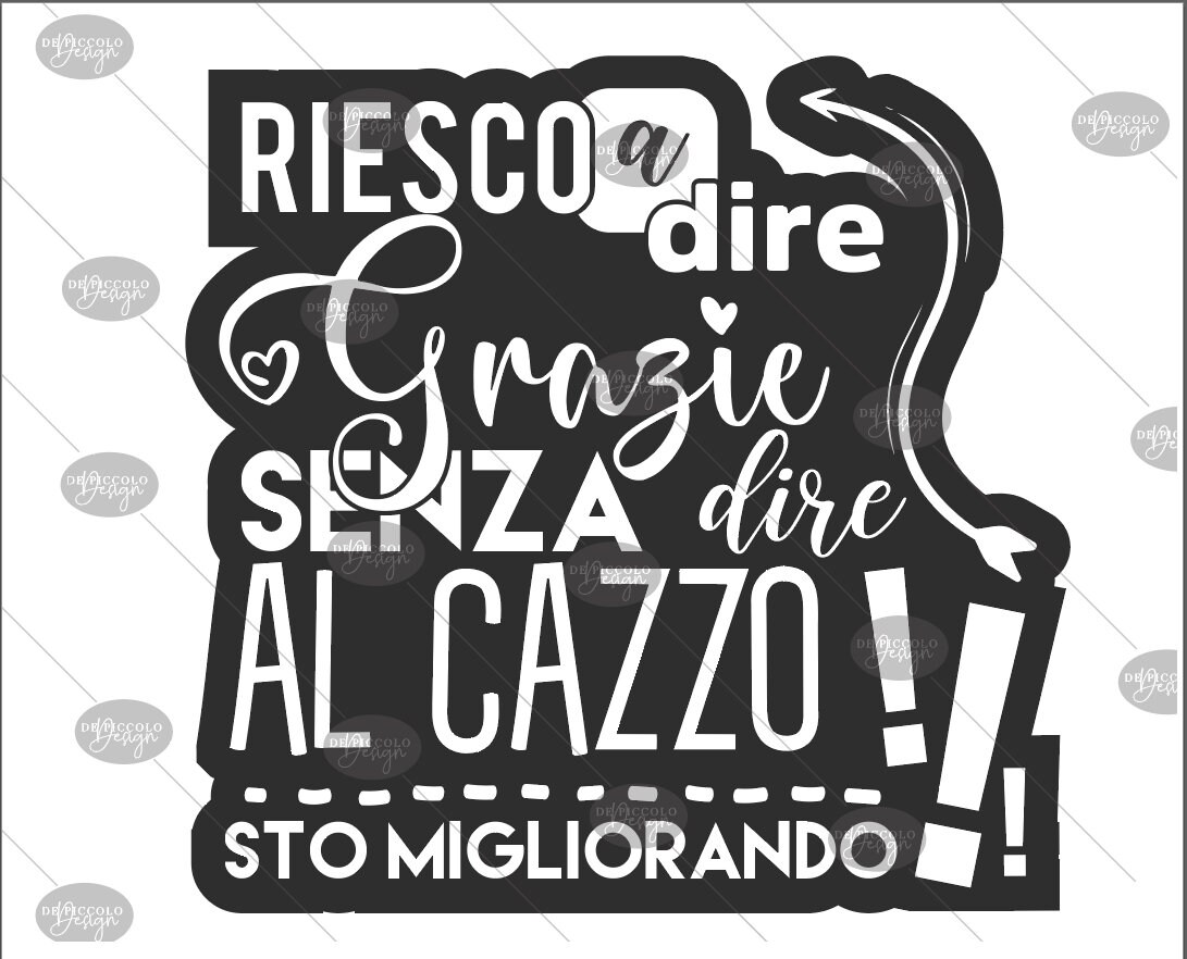Quotes ITALY Witty Ironic SVG Bundlepng Cricut Simpatiche - Etsy