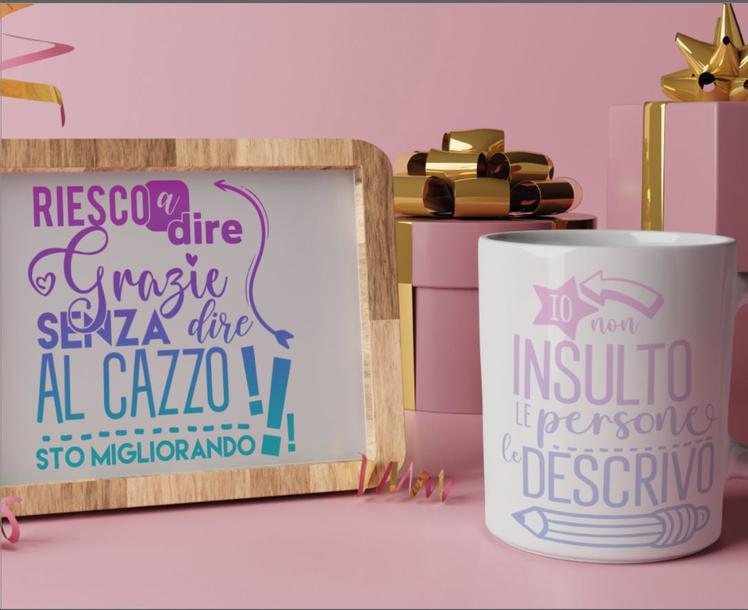 Quotes ITALY Witty Ironic SVG Bundle,png, Cricut Simpatiche Digital ...