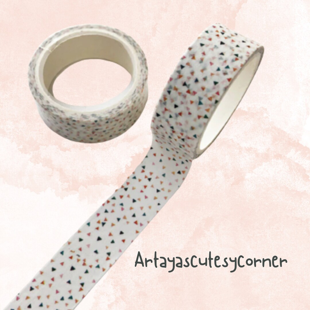 Geometric Triangle Pattern Washi Tape - Etsy