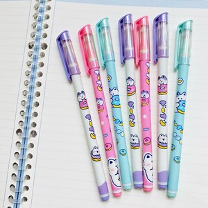 Kawaii Donut Cat Gel Pen - Etsy UK