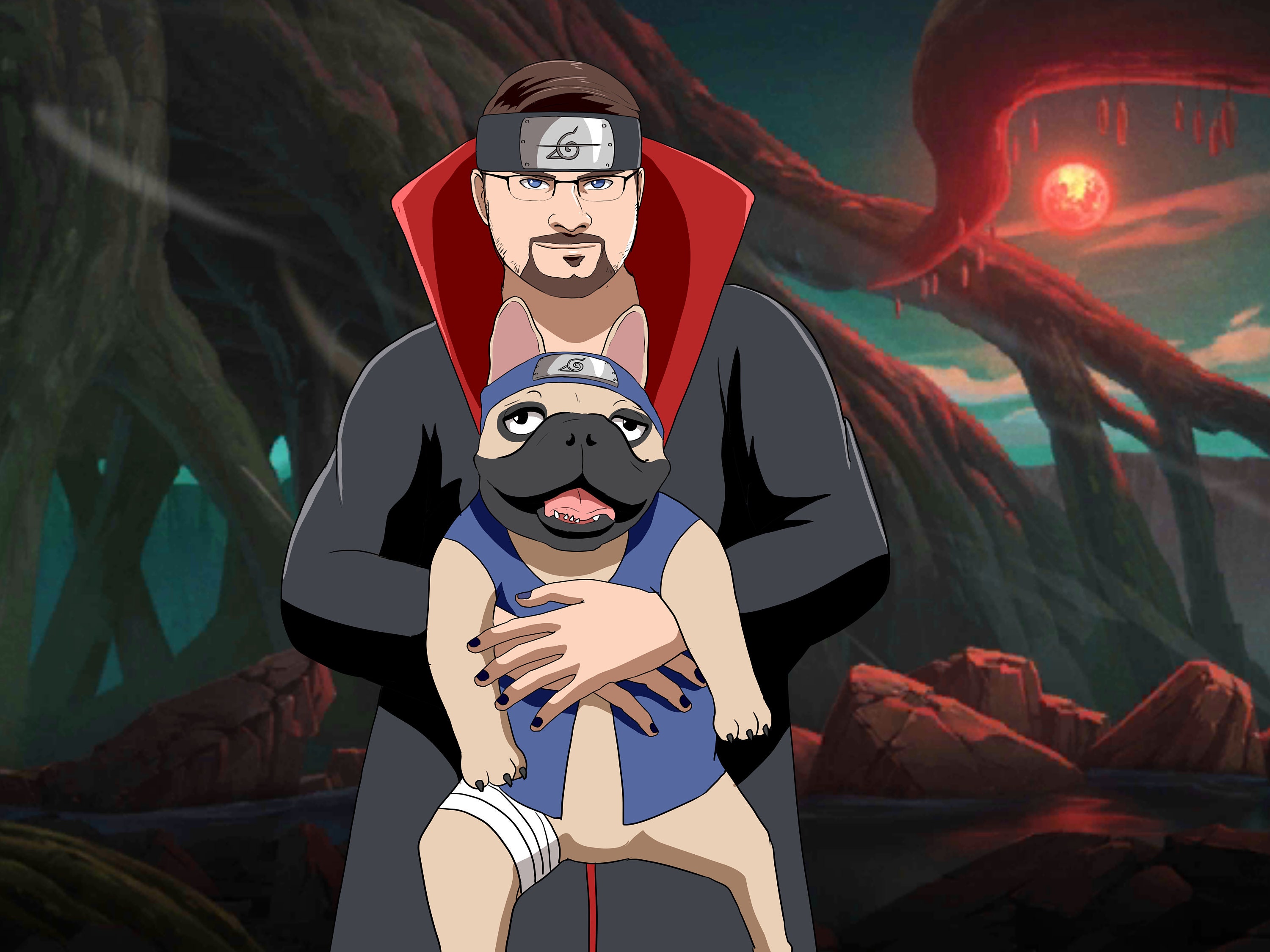 CUSTOM ANIME PORTRAIT Personalized Anime Personalized Gift | Etsy