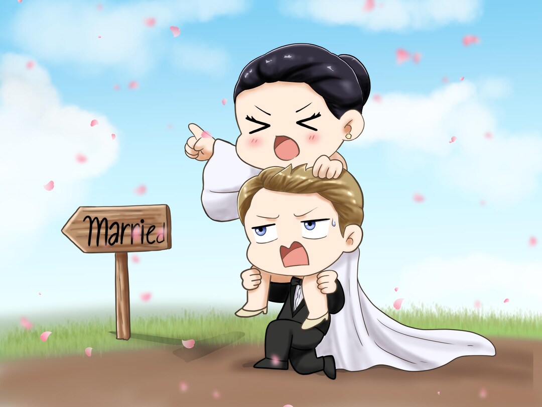 Custom Chibi Drawing Personalized Chibi Portrait Cute Anime Art for ...