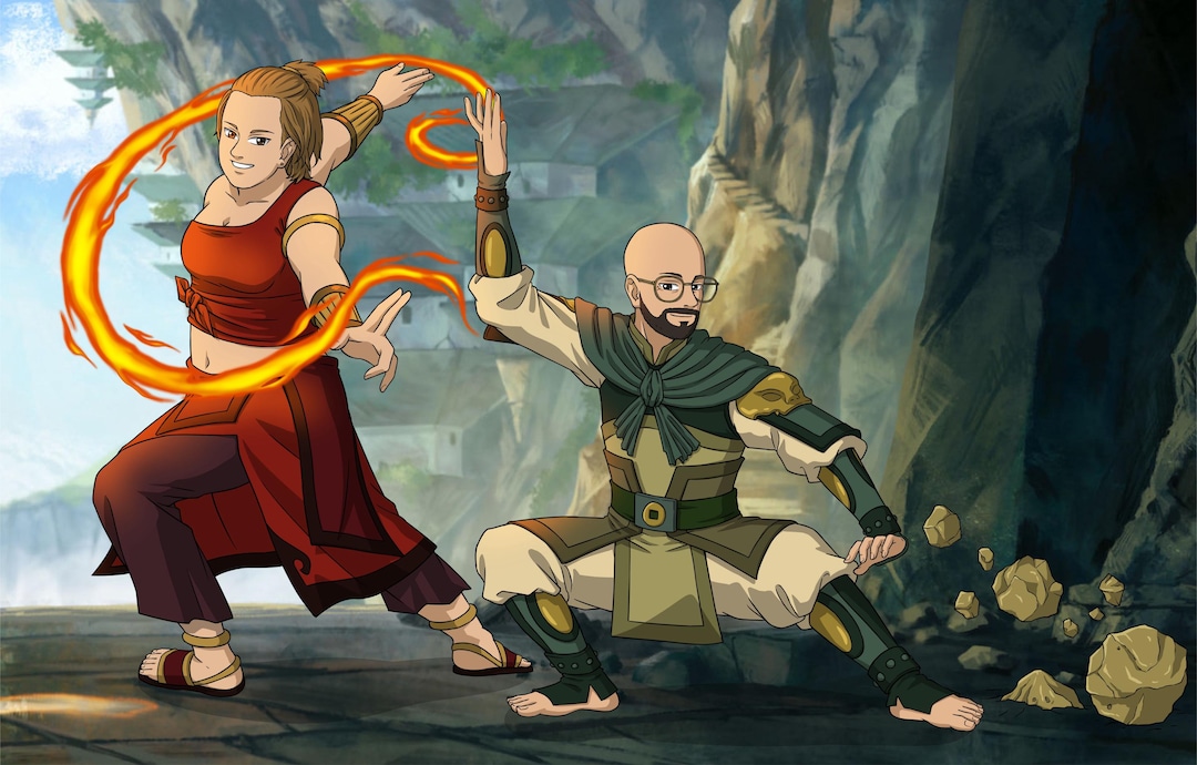 Custom Anime Avatar Portrait | Personalized Couple & Family Digital Art ...