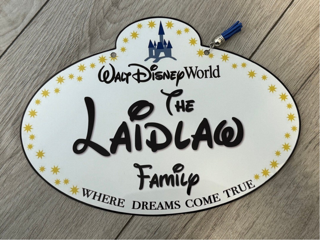 Disney Cast Member Badge Inspired Garden Signs - Disney World, Where ...