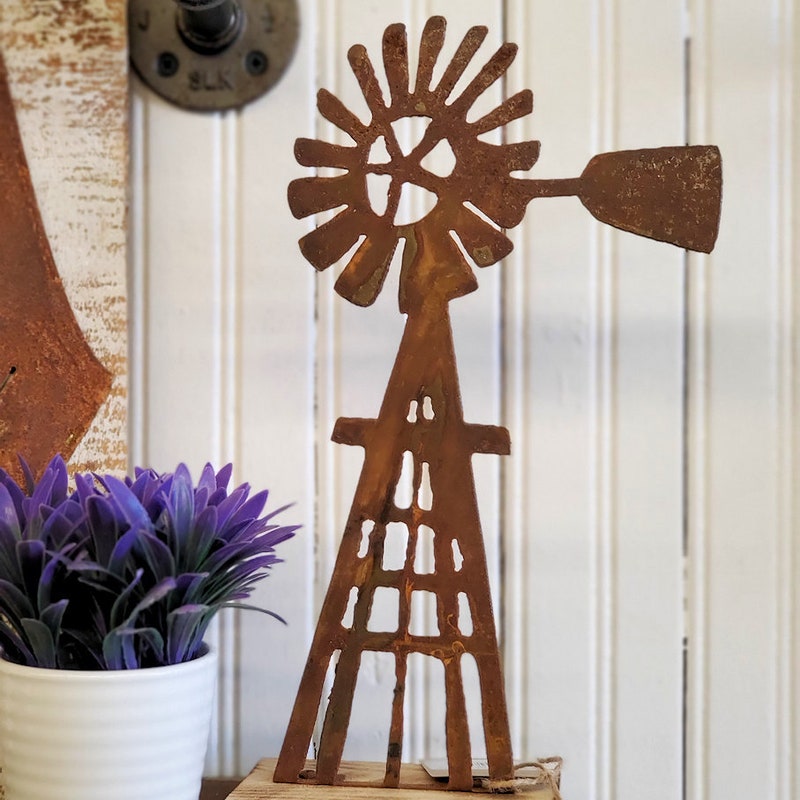 Metal Windmill - Etsy