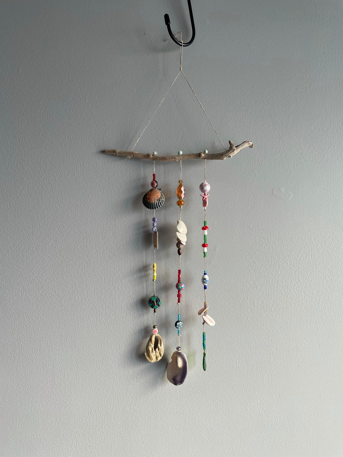 Colorful Shell Chime - Etsy