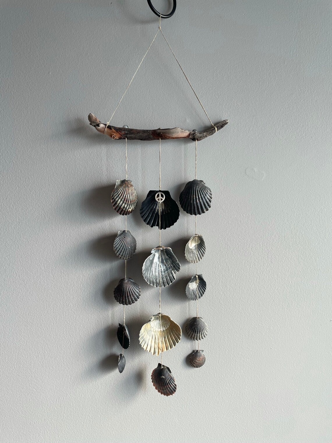 Scallop Shell Wind Chime - Etsy