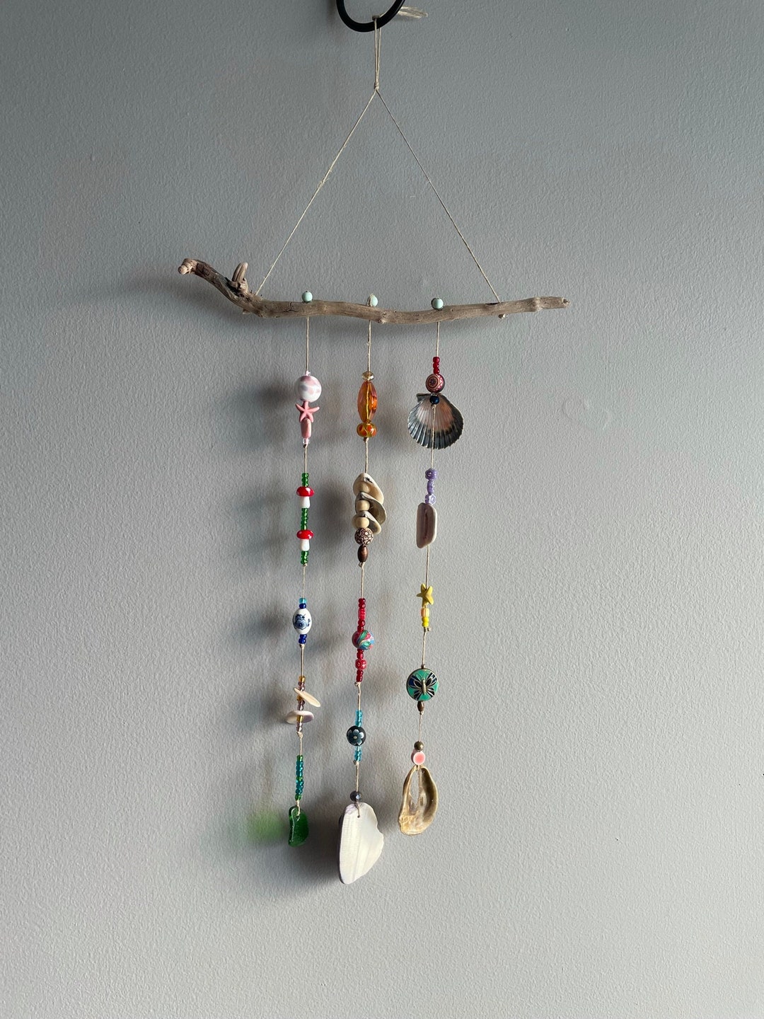 Colorful Shell Chime - Etsy