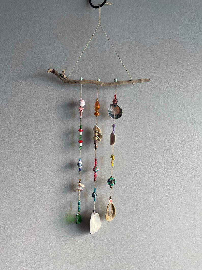 Colorful Shell Chime - Etsy