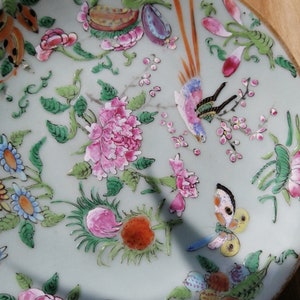 Qing Dynasty Antique Chinese Sign Painted Porcelain Pair Plate - Etsy