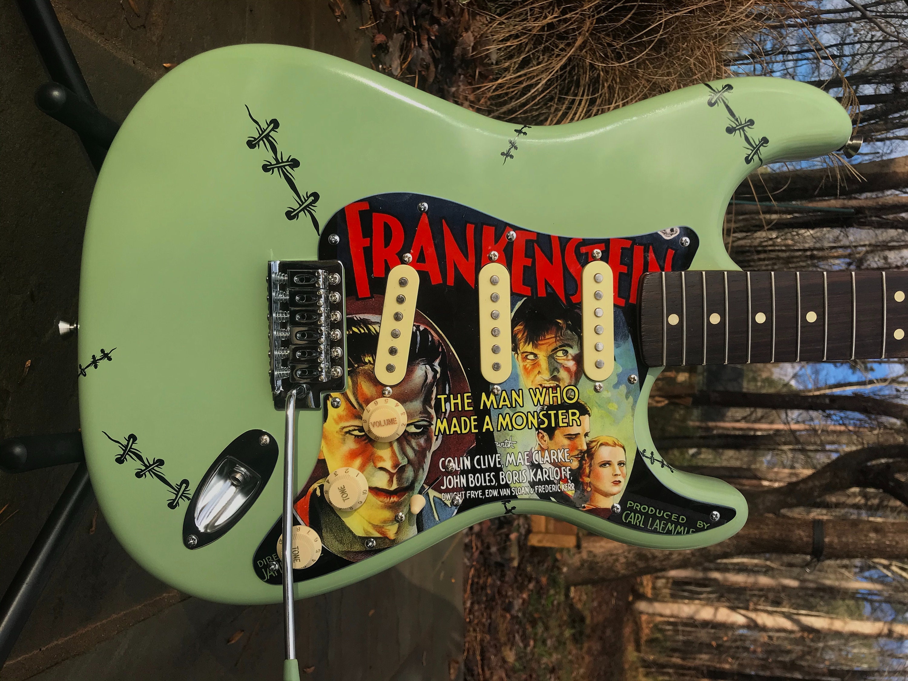 The Frankenstein Custom Franken-stratocaster - Etsy