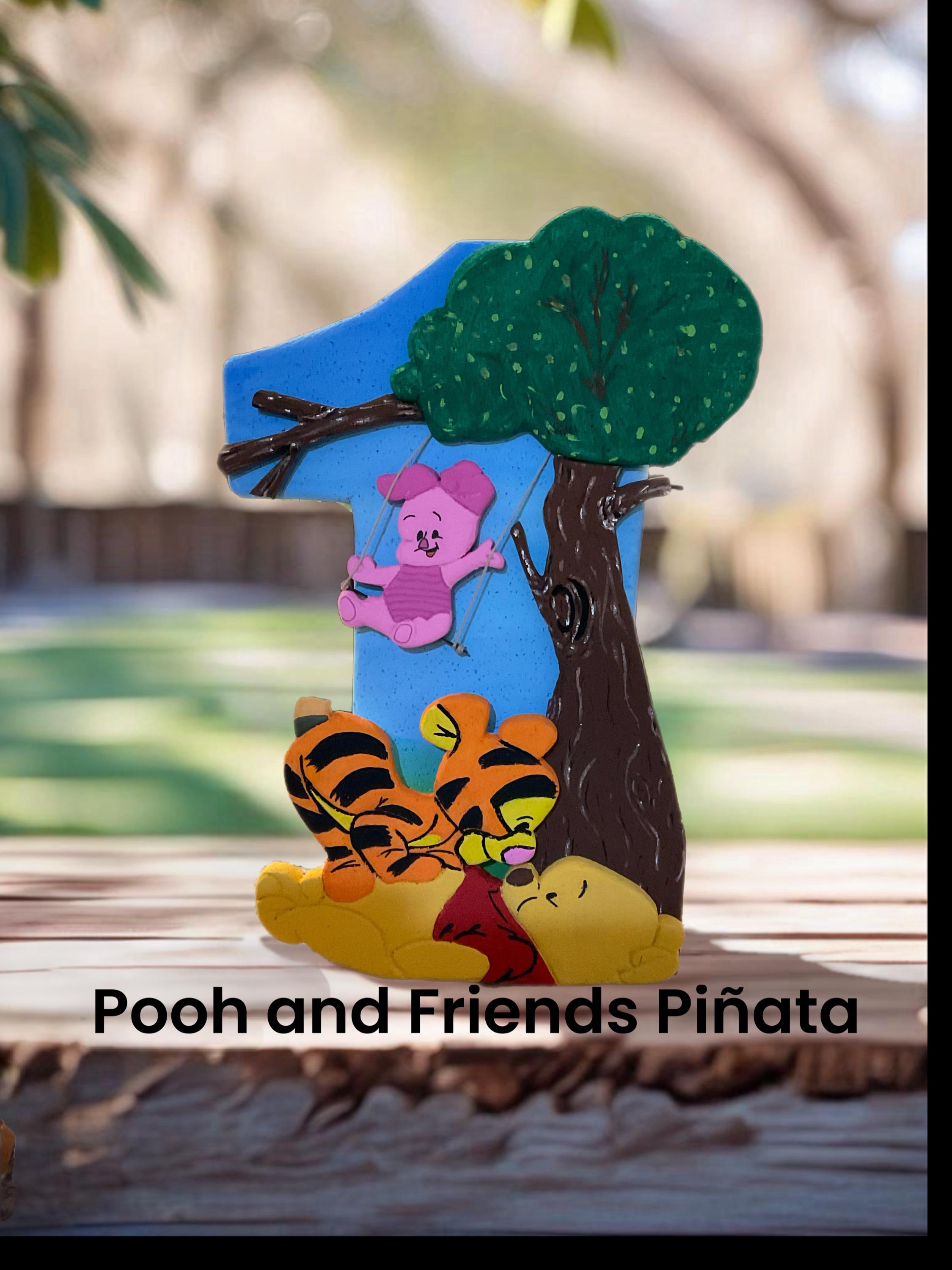 Winnie the Pooh Piñata – Baby Shower Piñata – Classic Kids Party Decor ...