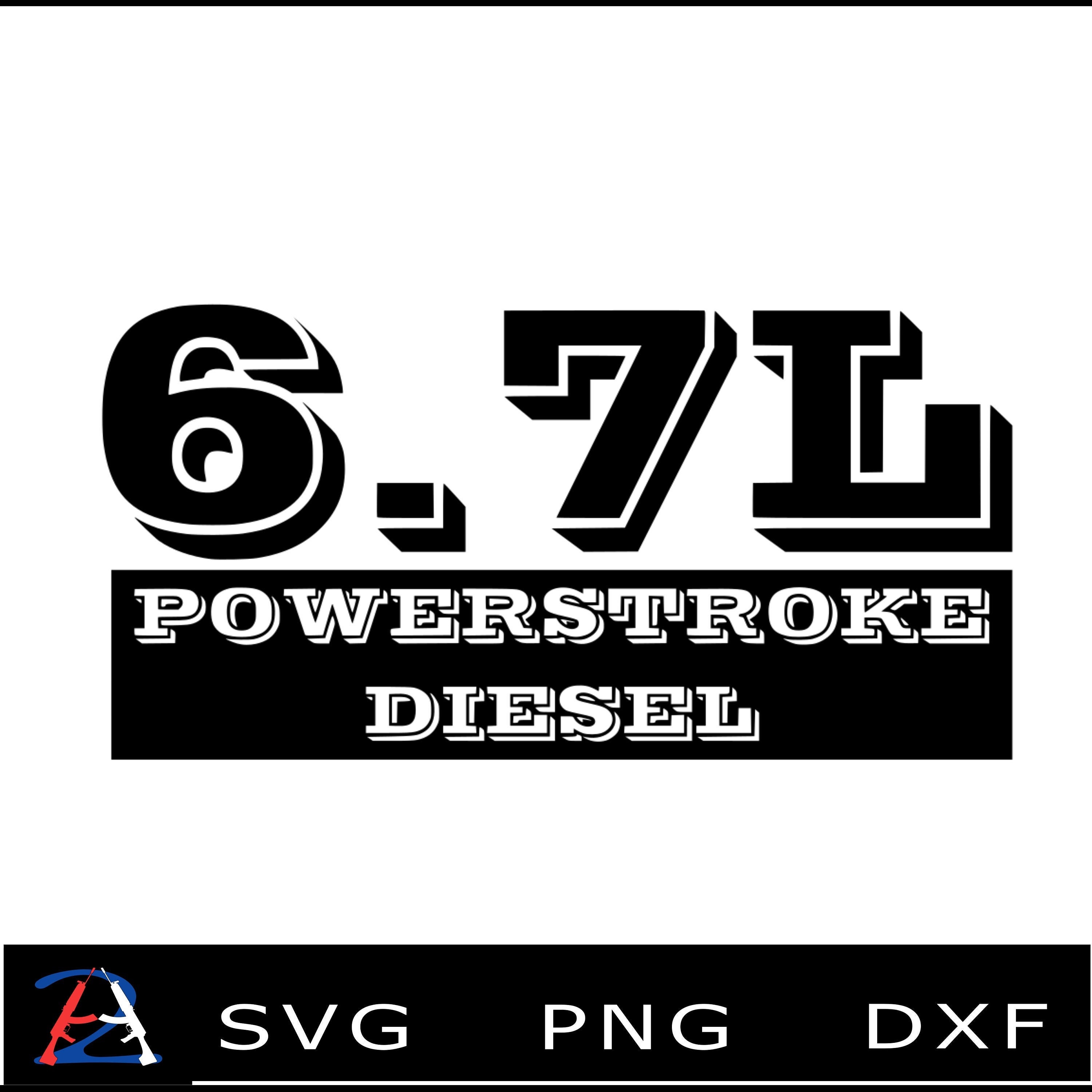 Camo Powerstroke Logo