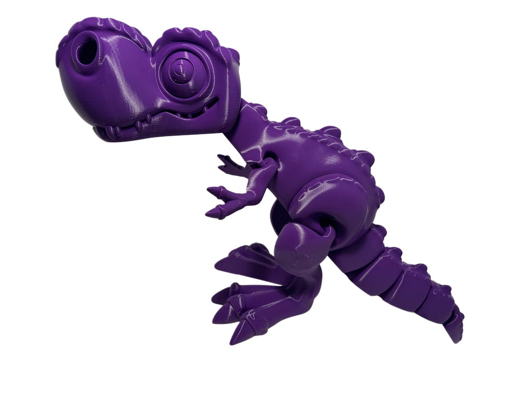 Jumbo Purple T-rex - 3D Printed Dinosaur Figurine - Etsy