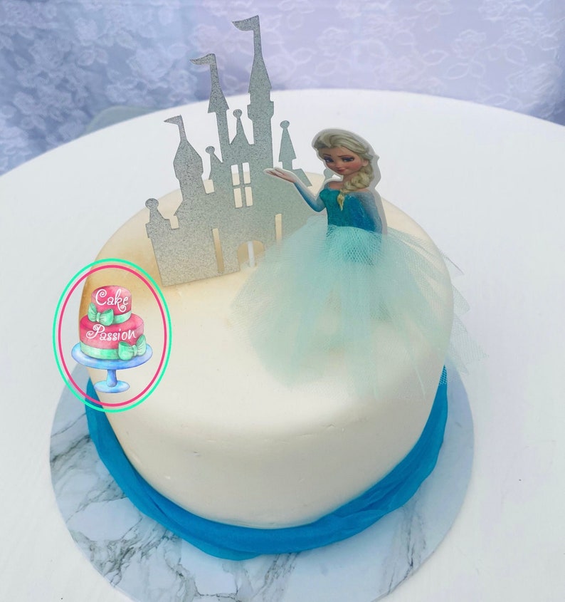 Frozen Cake Topper Elsa Anna Cake Topper Frozen Birthday - Etsy