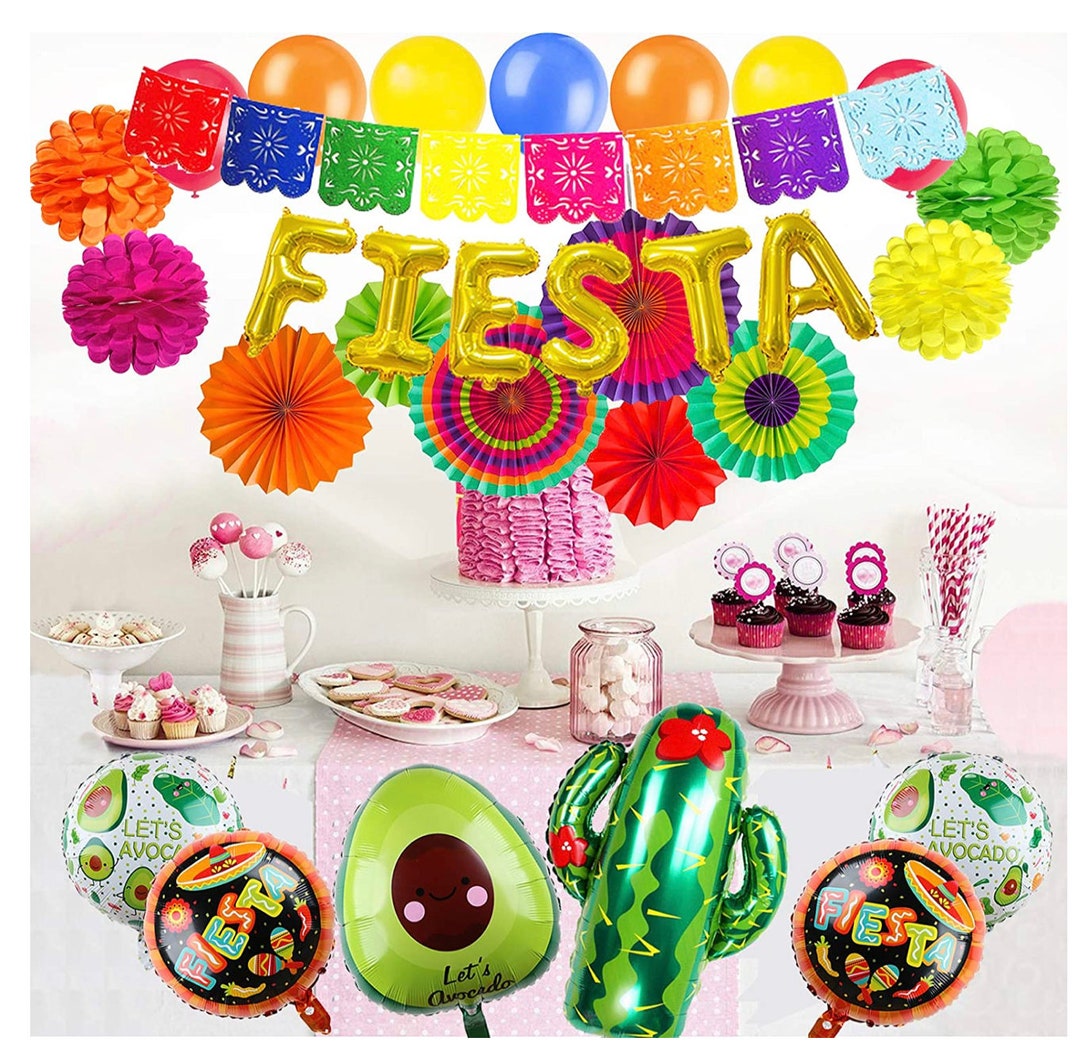Mexican Party Decorations, Fiesta, Mexican Theme Party, Cinco De Mayo ...