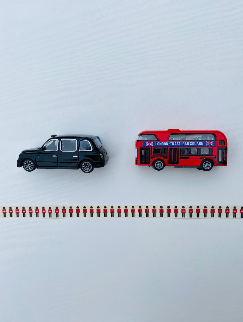 London Themed Cake Topper London Bus Iconic London Taxi and - Etsy