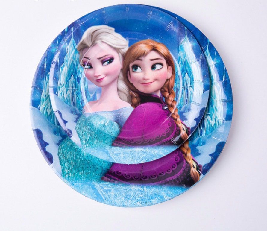 Frozen Party,new Style Portrait Frozen Tableware,frozen Theme Party ...