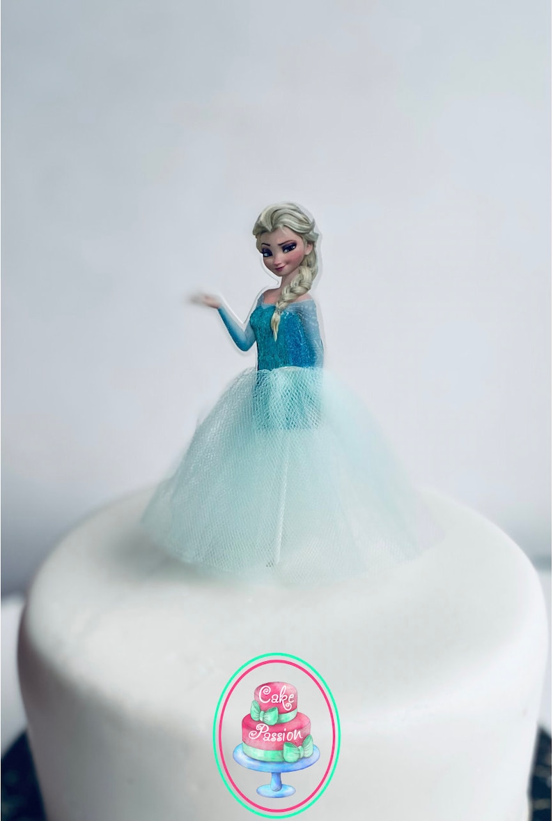Frozen Cake Topper Elsa Anna Cake Topper Frozen Birthday - Etsy UK