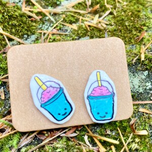 Shrinky Dink Slushy Earrings - Etsy
