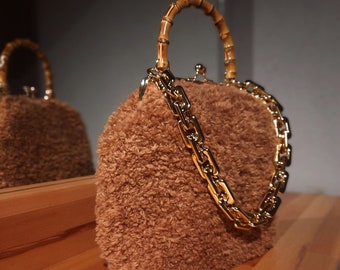 Fuzzy Tote Bag - Etsy