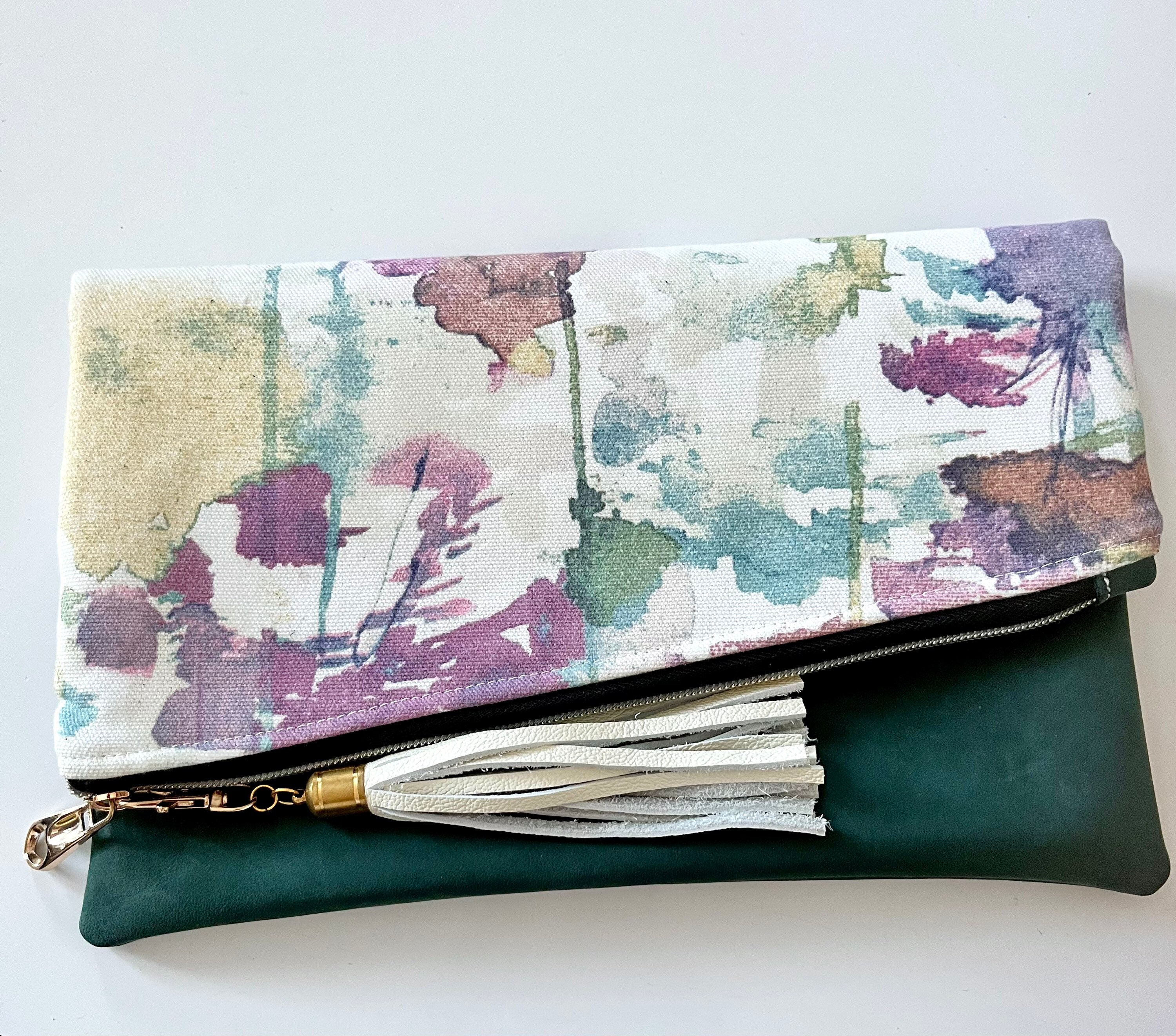 Art & Collectibles clutch purse fashion abstract watercolour painting ...
