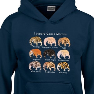 Youth Hoodie, Leopard Gecko Morphs - Etsy