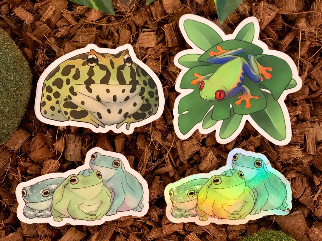 Frog Decals / Stickers, WATERPROOF, Your Choice of One - Etsy
