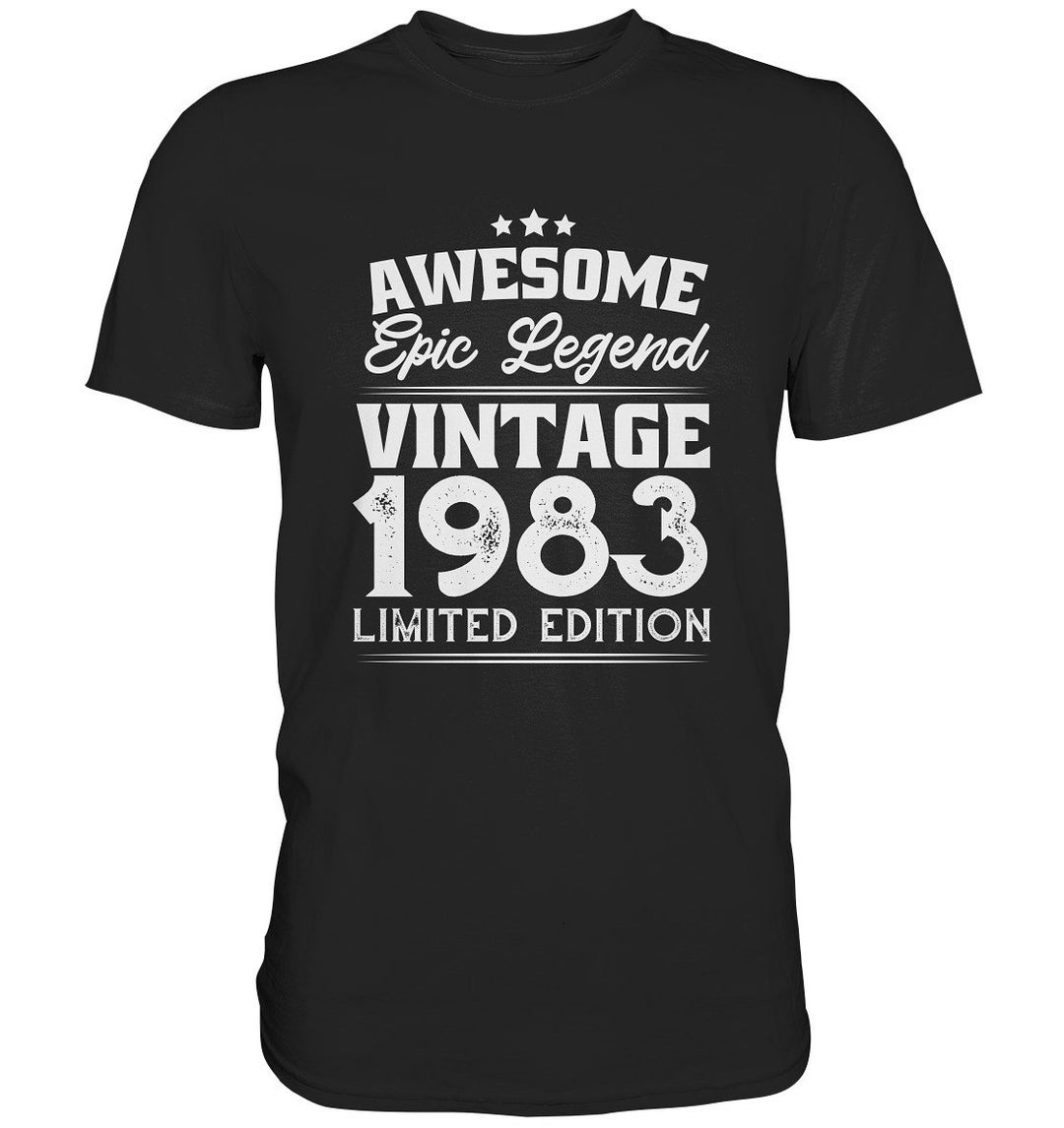40 Years Legend 1983 Shirt Birthday Gift 40th Celebrating Legends ...