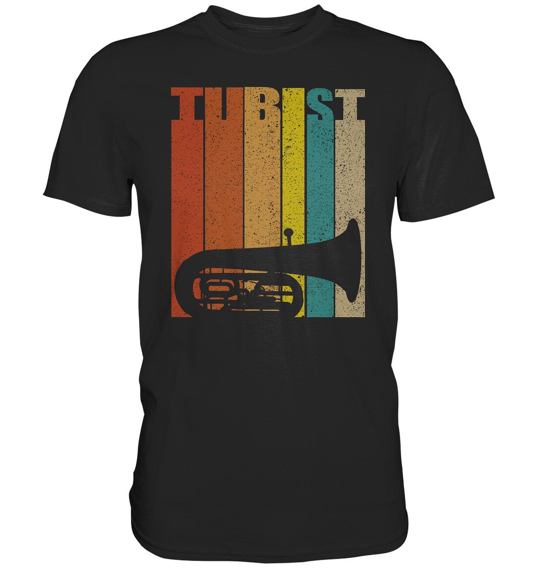 Camiseta para jugadores de tuba Retro Tuba Brass Instrument Vintage ...