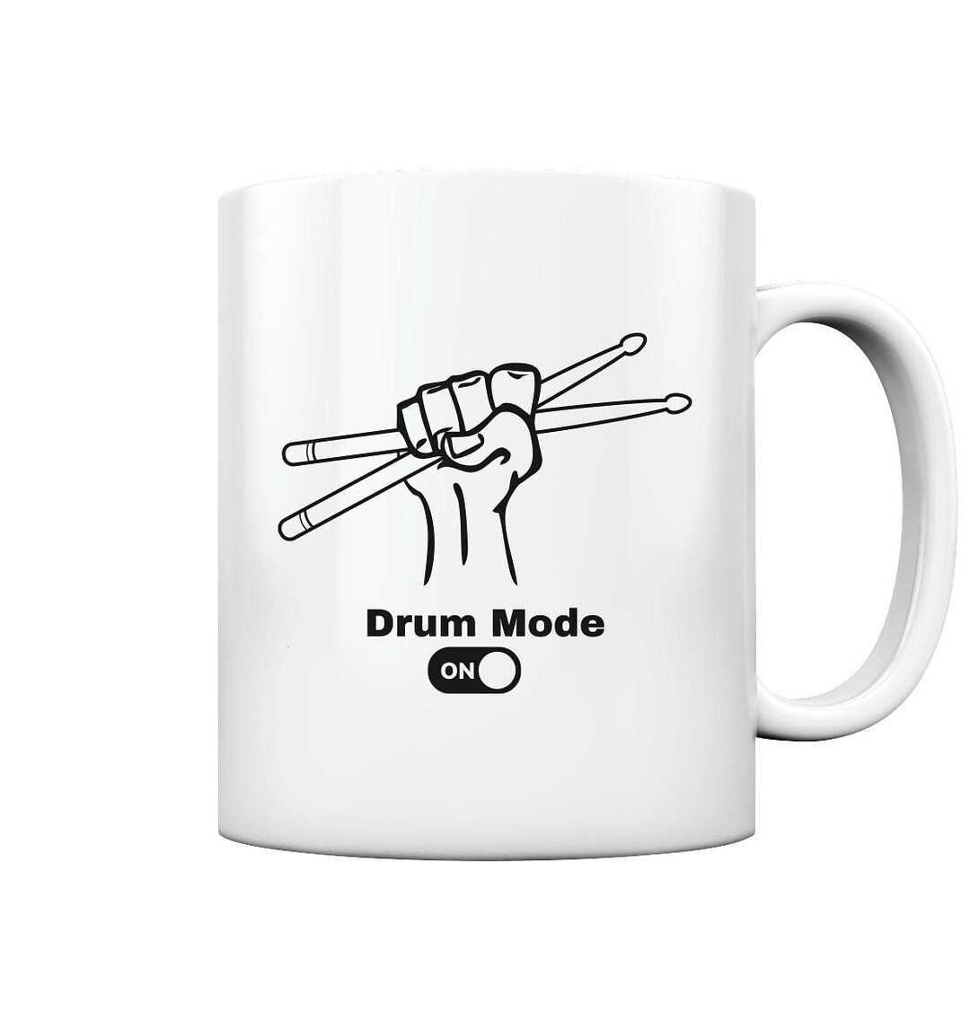 Drum Mode Drumsticks Drummer - Cup and Coffee Mug - Etsy