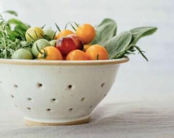 Ceramic Colander - Etsy