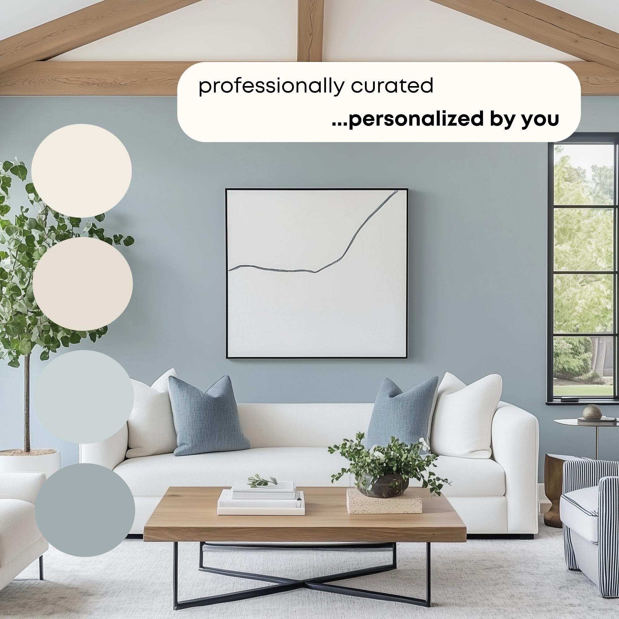 Calm Neutrals Benjamin Moore Paint Palette, Modern Neutral Calm Coastal ...